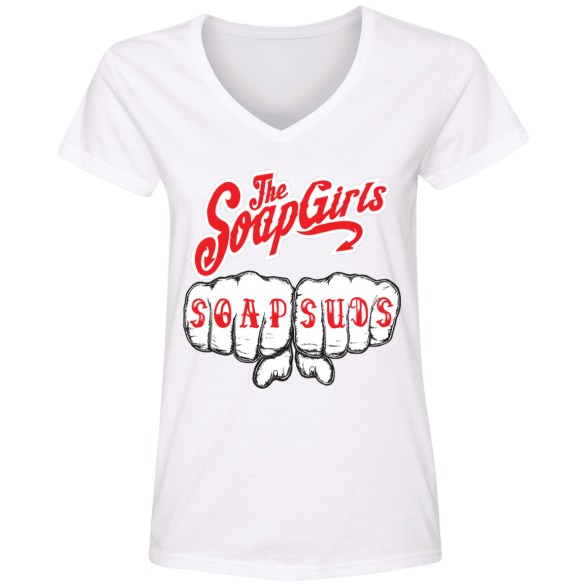 Official Ladies' V-Neck T-Shirt – The SoapGirls